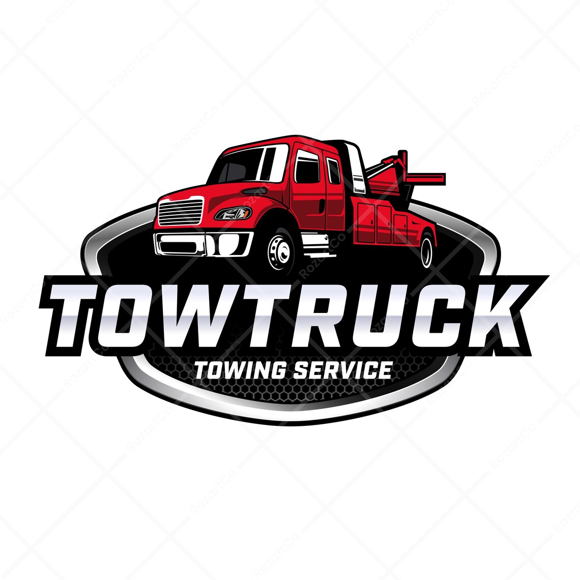 Tow Truck Logo Design Towing Company Logo Roadside Assistance Logo ...