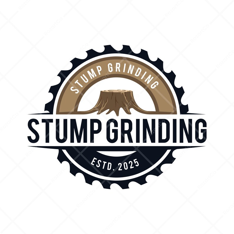 Personalized Tree & Stump Removal Logo – Tree Service and Landscaping ...