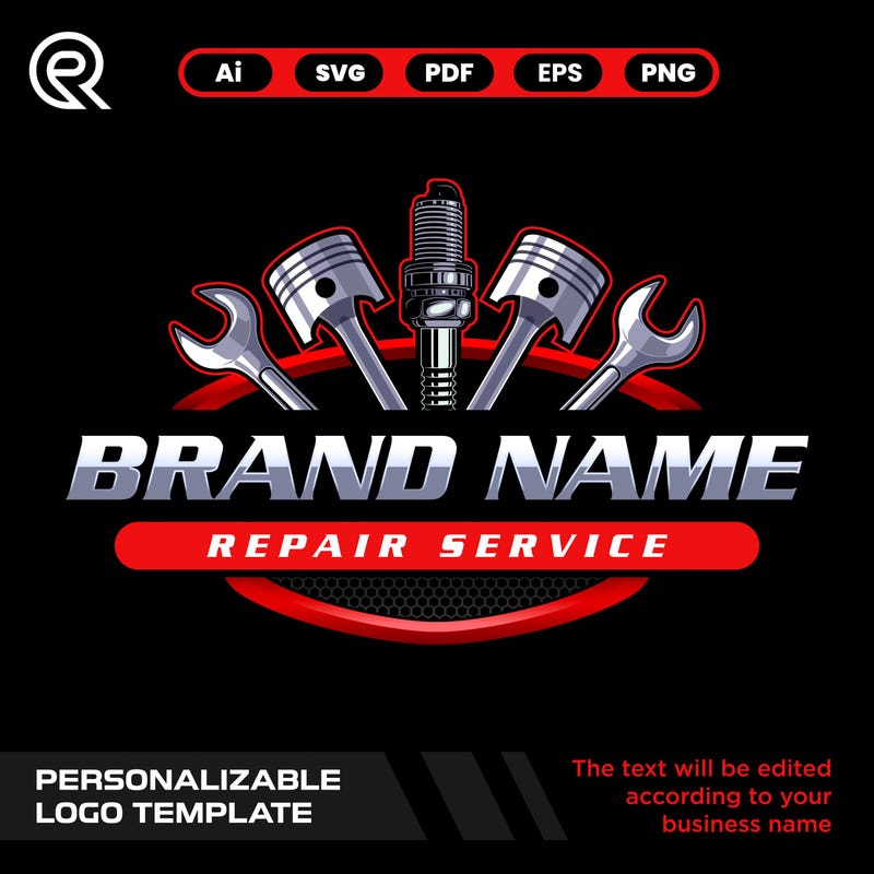 Auto Repair Logo - Etsy