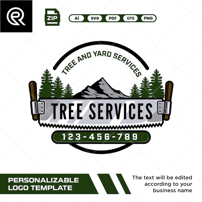 Tree Service Logo Png - Etsy