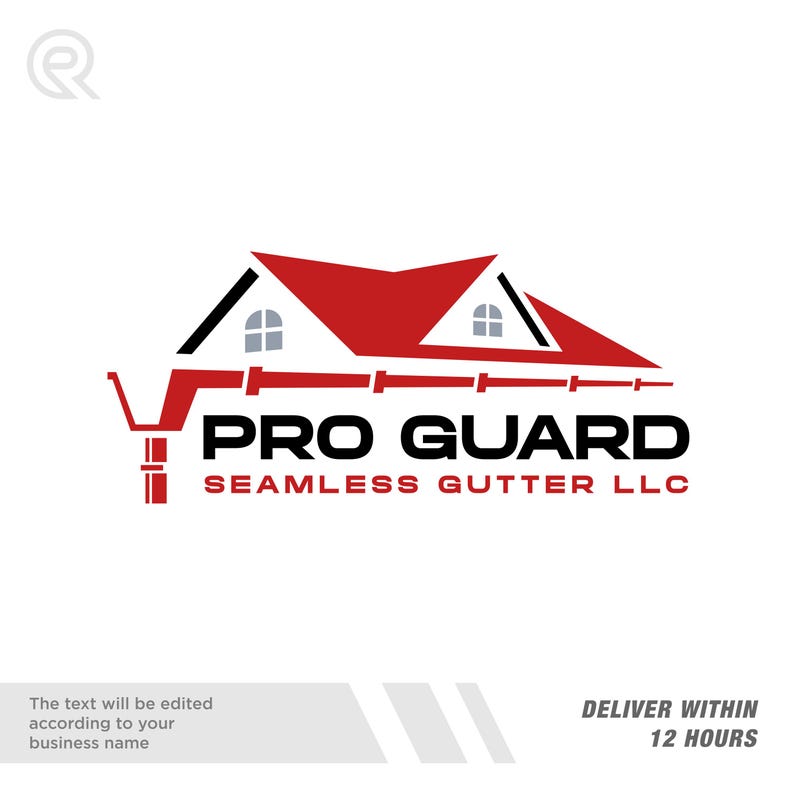 Gutter Logo | Roof & Drain Business | Seamless Gutter Installation ...