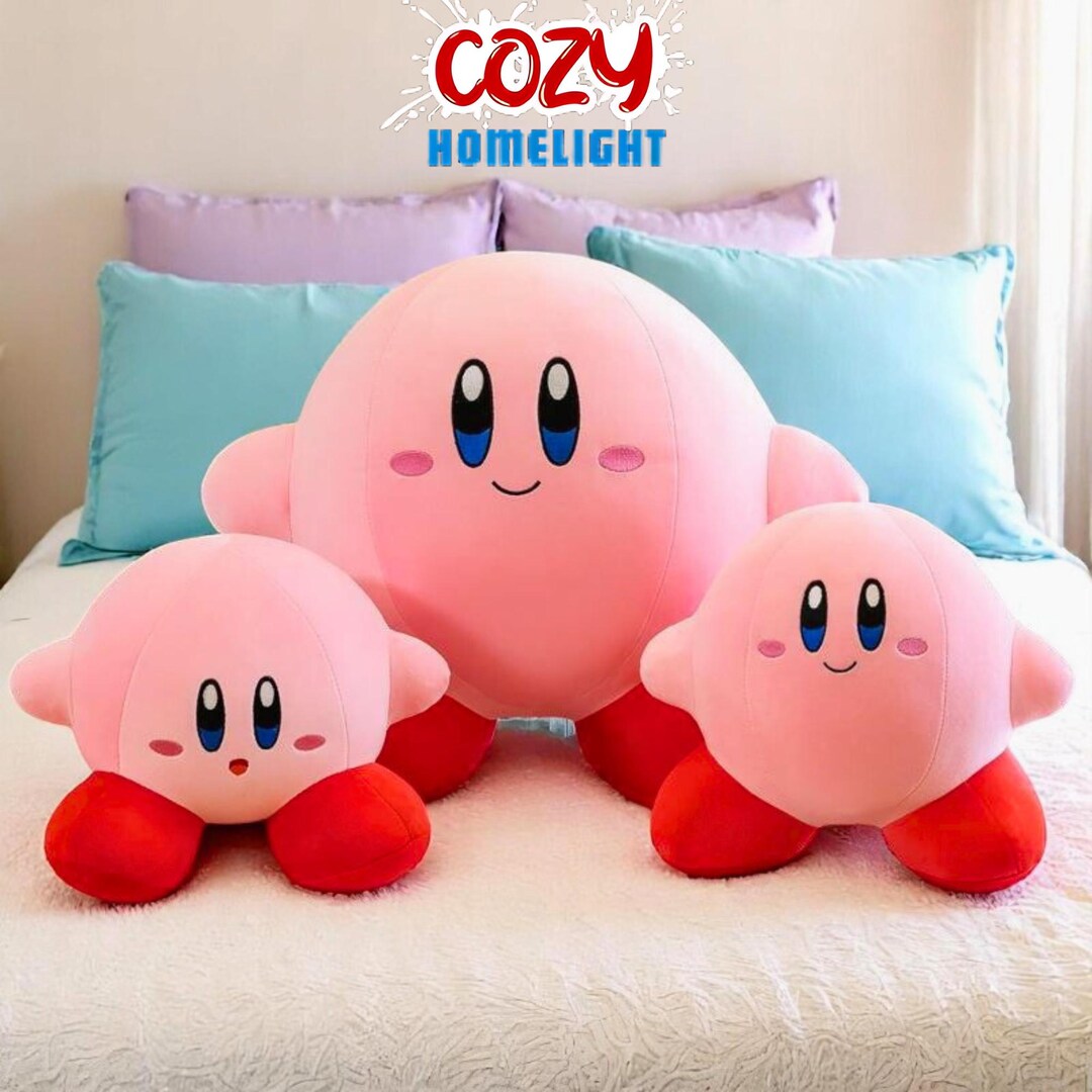 Kirby Plush Soft Nintendo Plush Toy | Sitting or Standing Kirby | Cute ...
