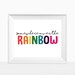 Printable Wall Art Somewhere Over the Rainbow Quote Song Lyrics ...