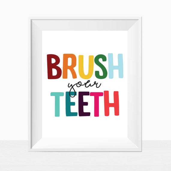 Brush Your Teeth Sign