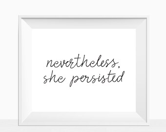 Printable Quote Wall Art Inspirational Print Gift Gallery | Etsy