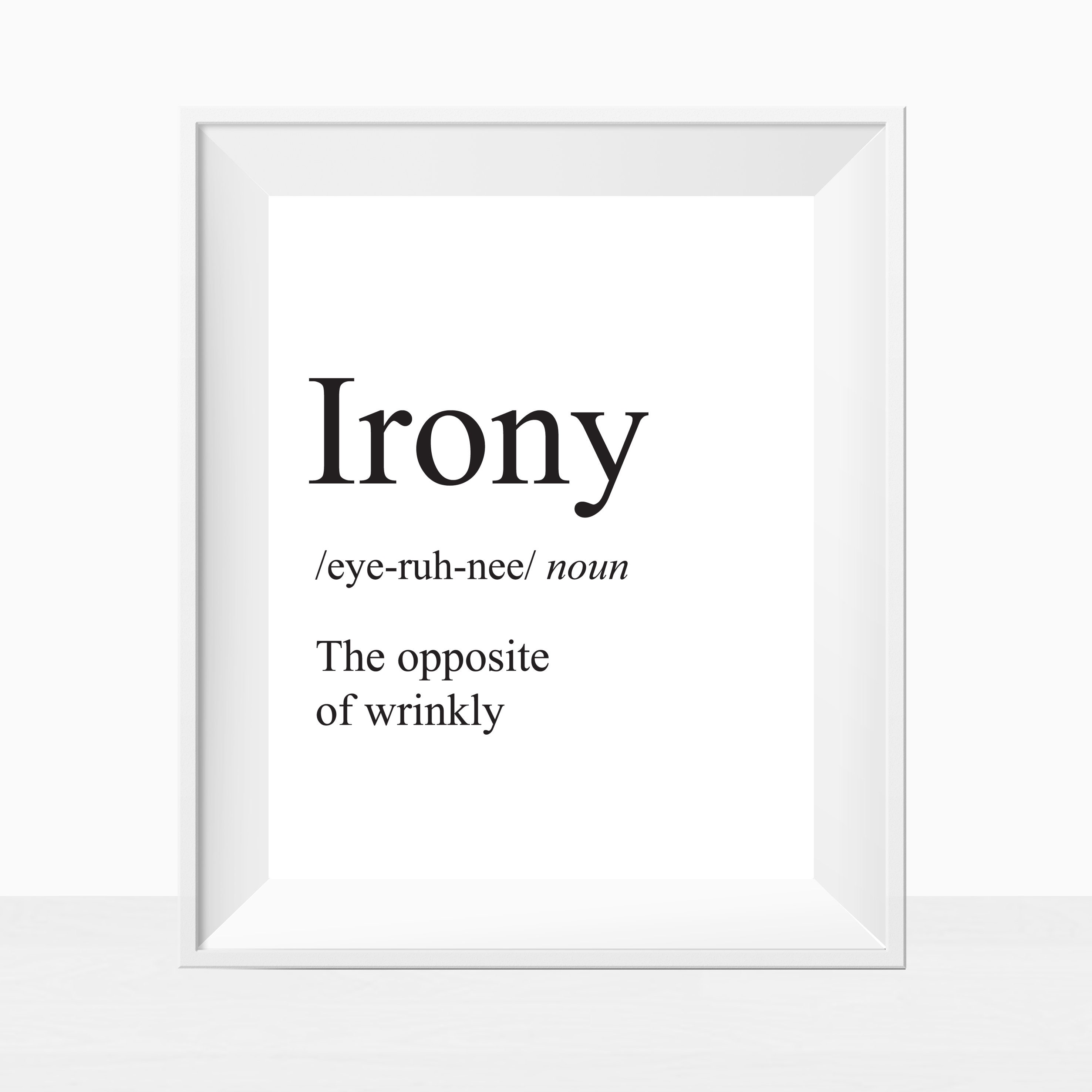 Irony Definition