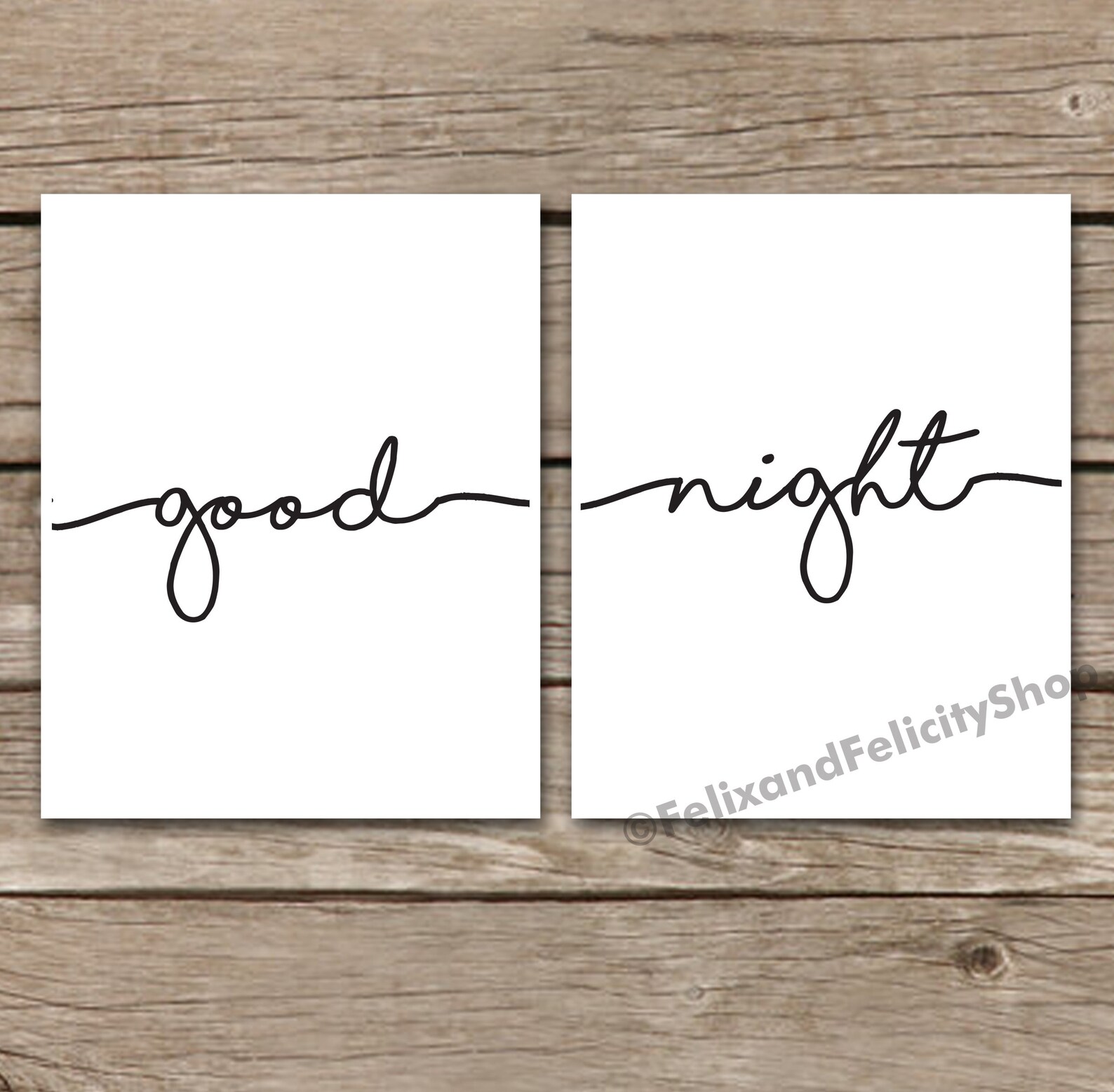 Printable Good Night Instant Download Gender Neutral | Etsy