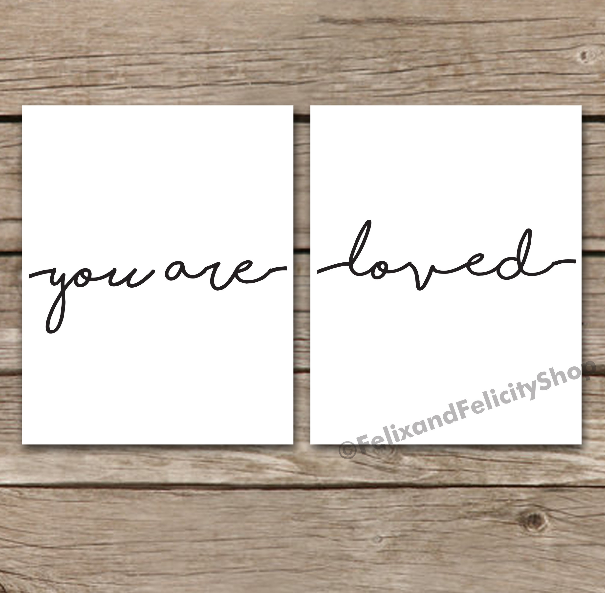 Printable You Are Loved Instant Download Gender Neutral | Etsy