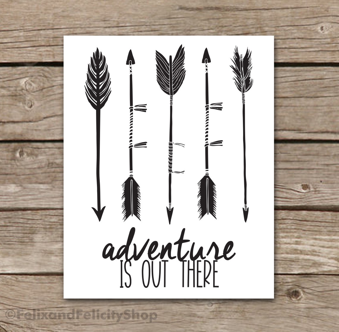 Printable adventure is Out There Quote With | Etsy