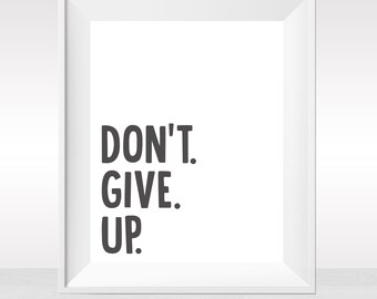 Never Give Up Give up on Giving Up Desk Accessories You Got - Etsy