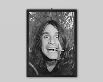 Ozzy Osbourne Vintage Poster. Rock Legend Poster. Music Poster. Concert ...