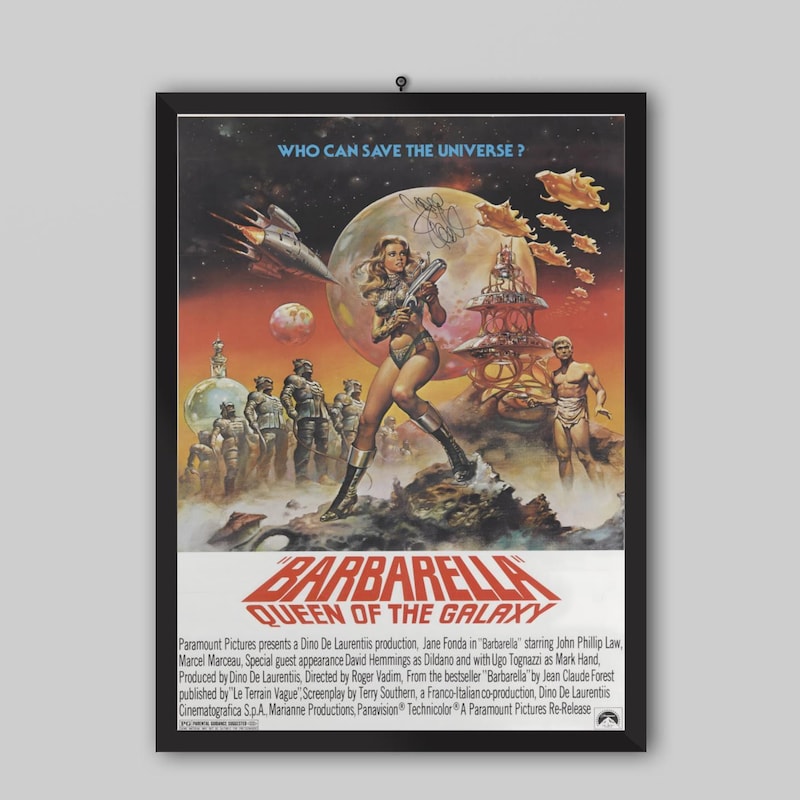 Movie Poster Barbarella - Etsy