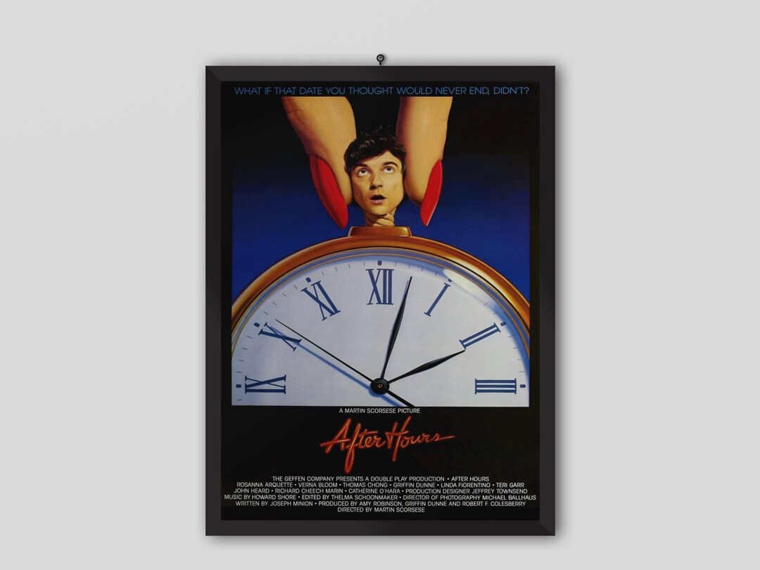 After Hours 1985 Movie Poster. Martin Scorsese Movie. Griffin Dunne ...