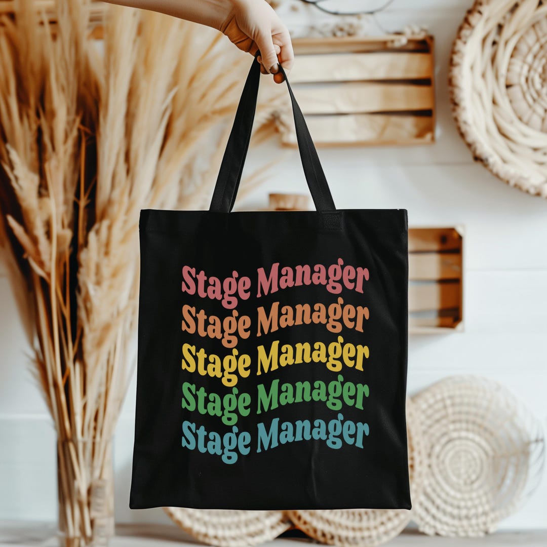Stage Manager Tote Bag, Stage Manager Gift Bag, Trendy Theatre Bag ...