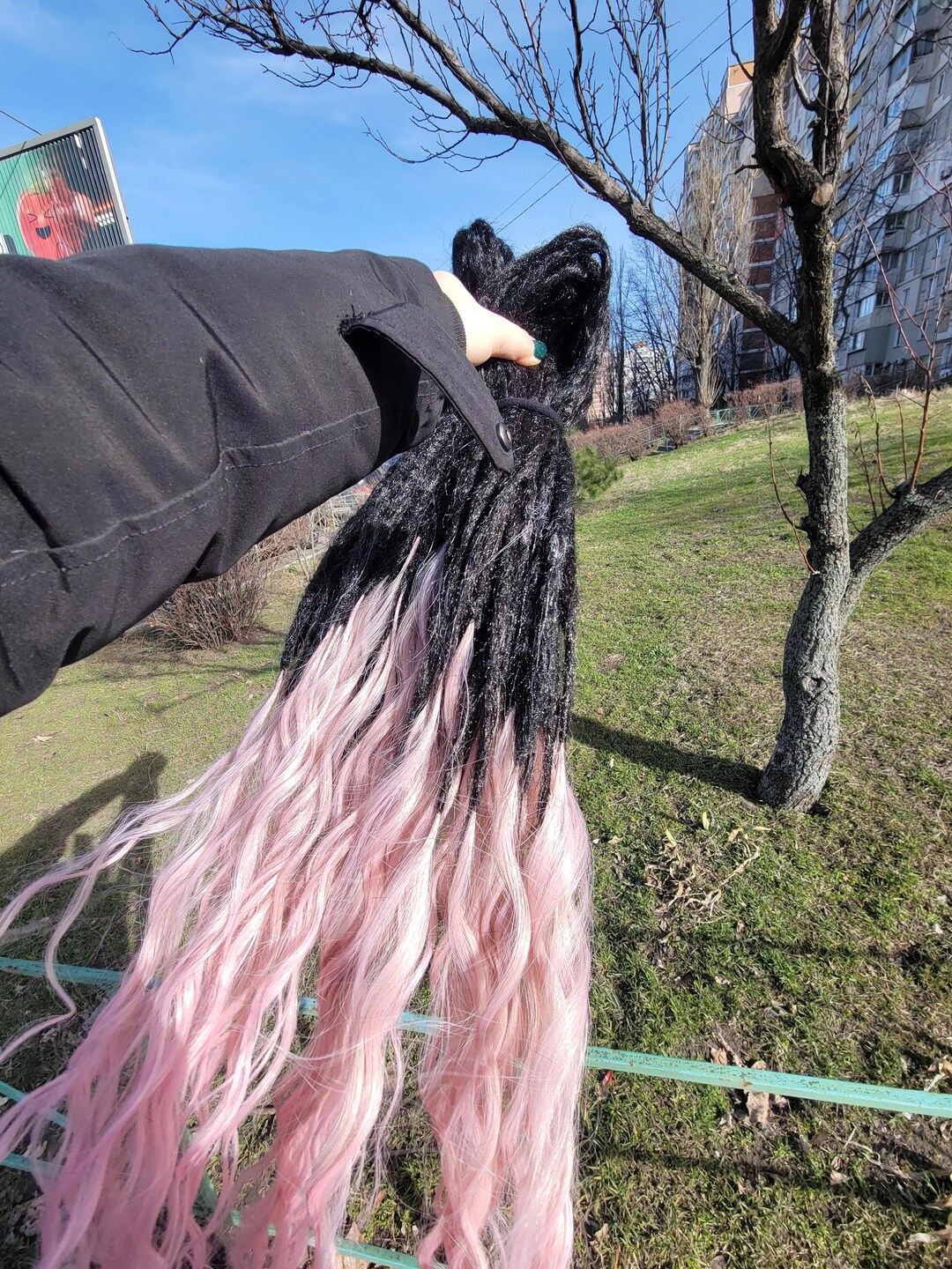 Wavy Ends Dreadlock Set, Wild Waves Dreads - Etsy