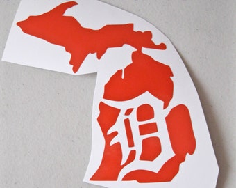4" Detroit Michigan Decal - Etsy