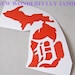 Detroit Michigan Decal - Etsy