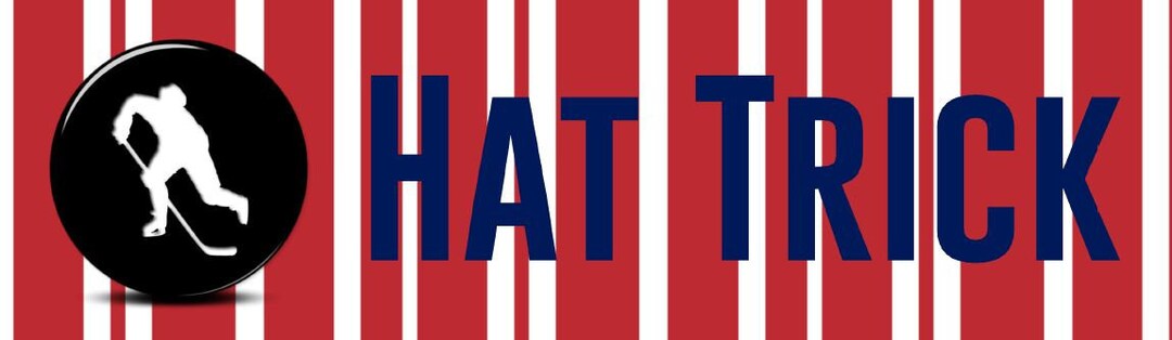 Hat Trick Bag Hockey Birthday Party Treat Topper Bags Jets Capitals ...