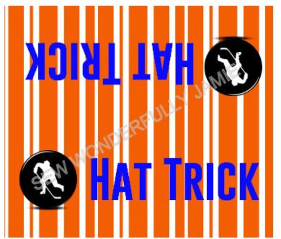 Hat Trick Bag Hockey Birthday Party Treat Topper Bags Islanders New ...