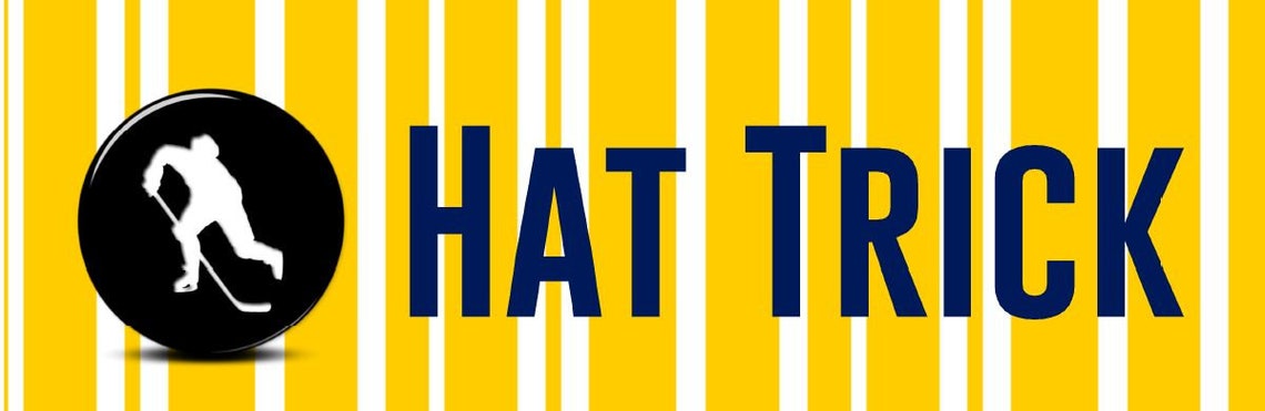 Hat Trick Bag Hockey Birthday Party Treat Topper Bags - Etsy