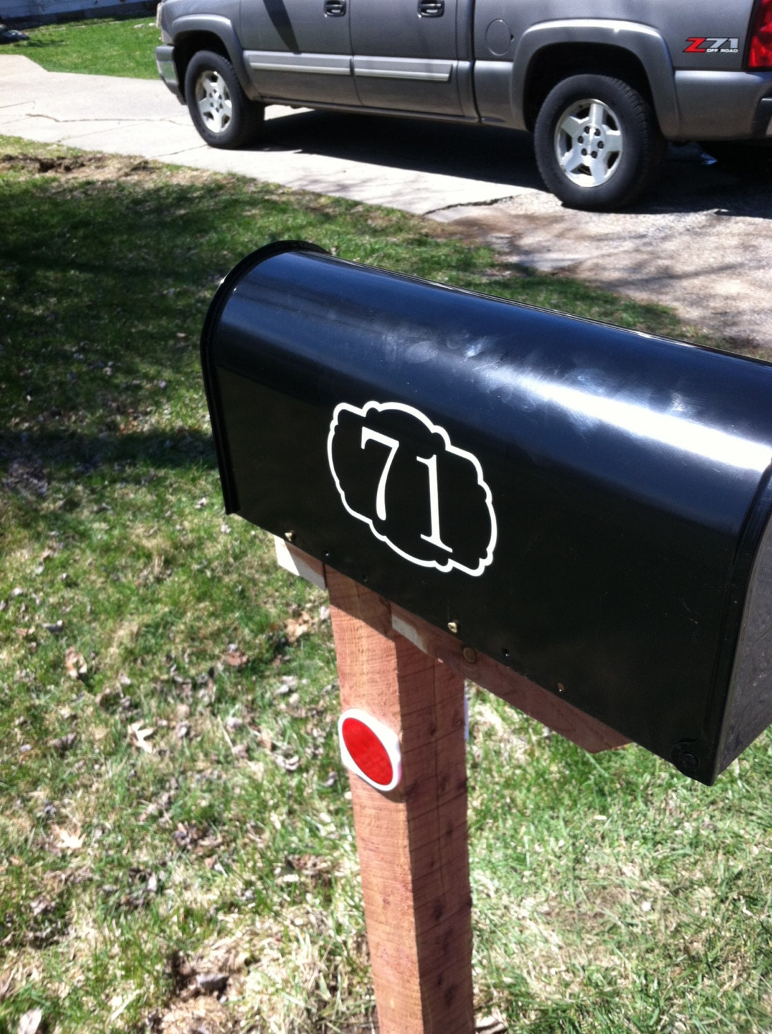 Mailbox Numbers Vinyl Decal Customized | Etsy