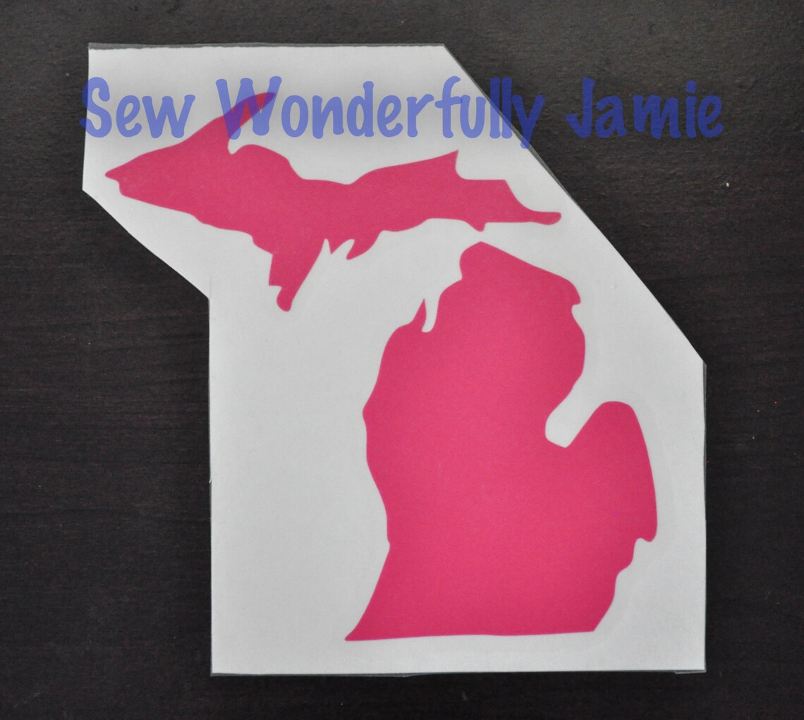 4" Detroit Michigan Decal - Etsy