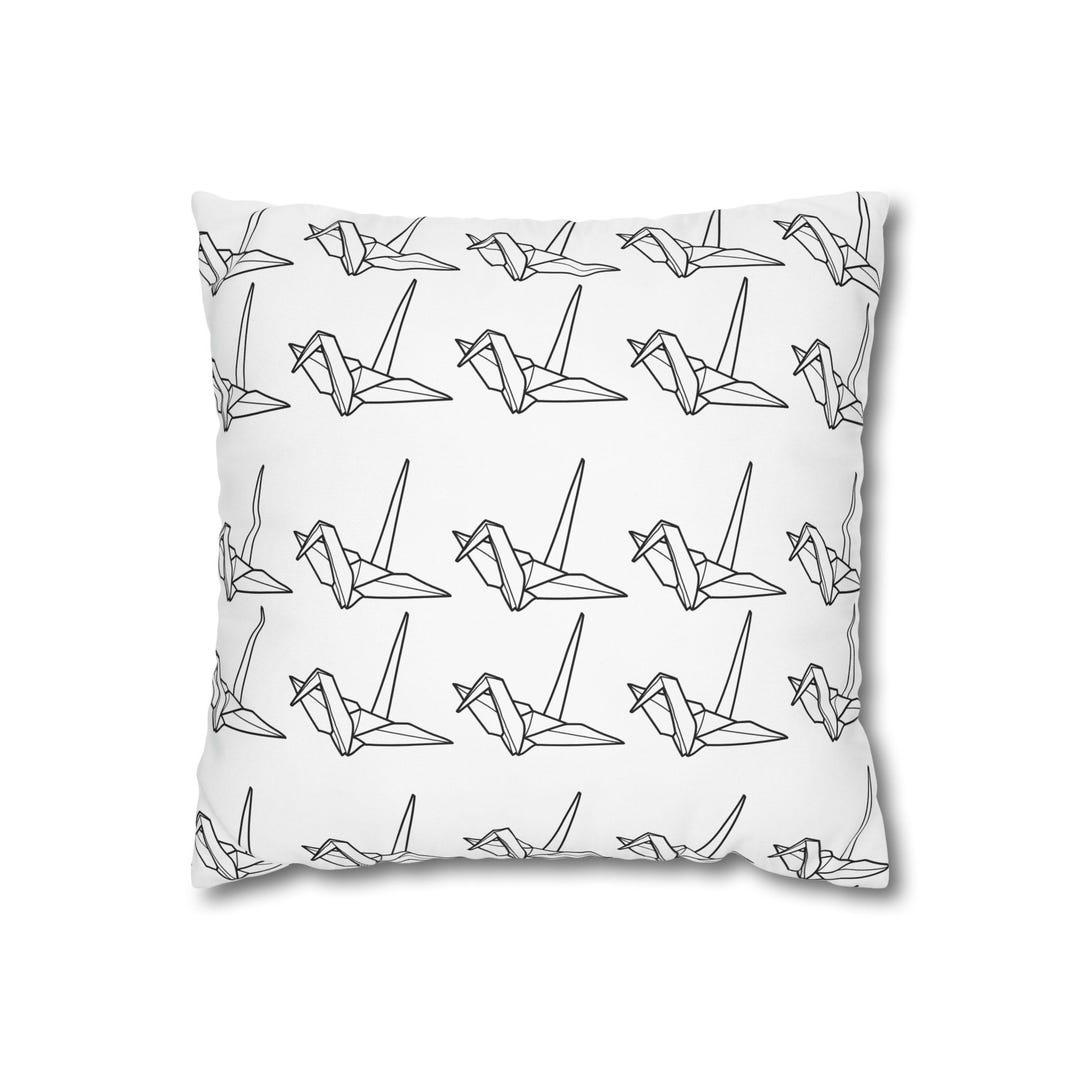 Dramione Manacled Origami Paper Crane Double Sided Square Poly Canvas ...