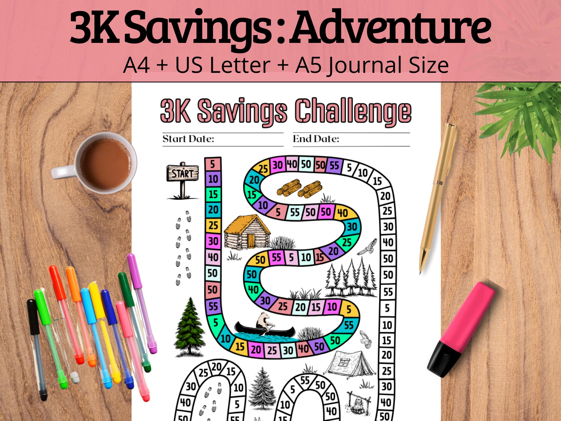 3k Backcountry Savings Challenge: Forest Adventure Coloring Journey ...