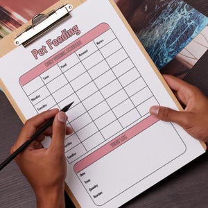 Pet Care Planner Printable | 9 Pet Tracker Sheets | Health, Feeding ...