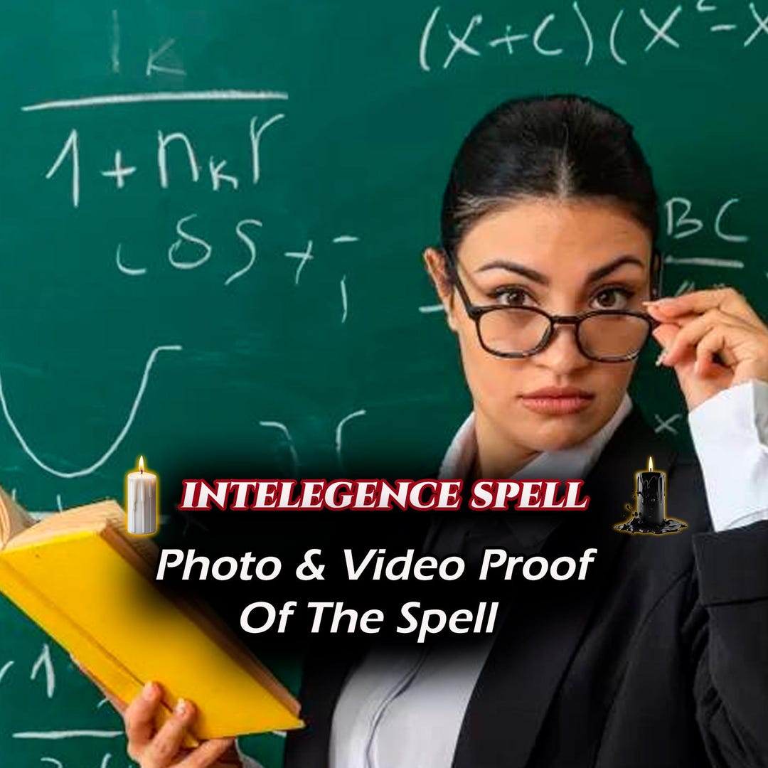 Genius Spell. Pass Exam Spell. Wisdom and Intelegence. - Etsy