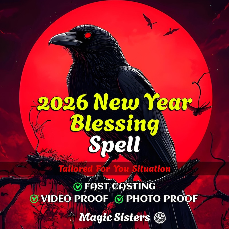 New Year Blessings Card - Etsy