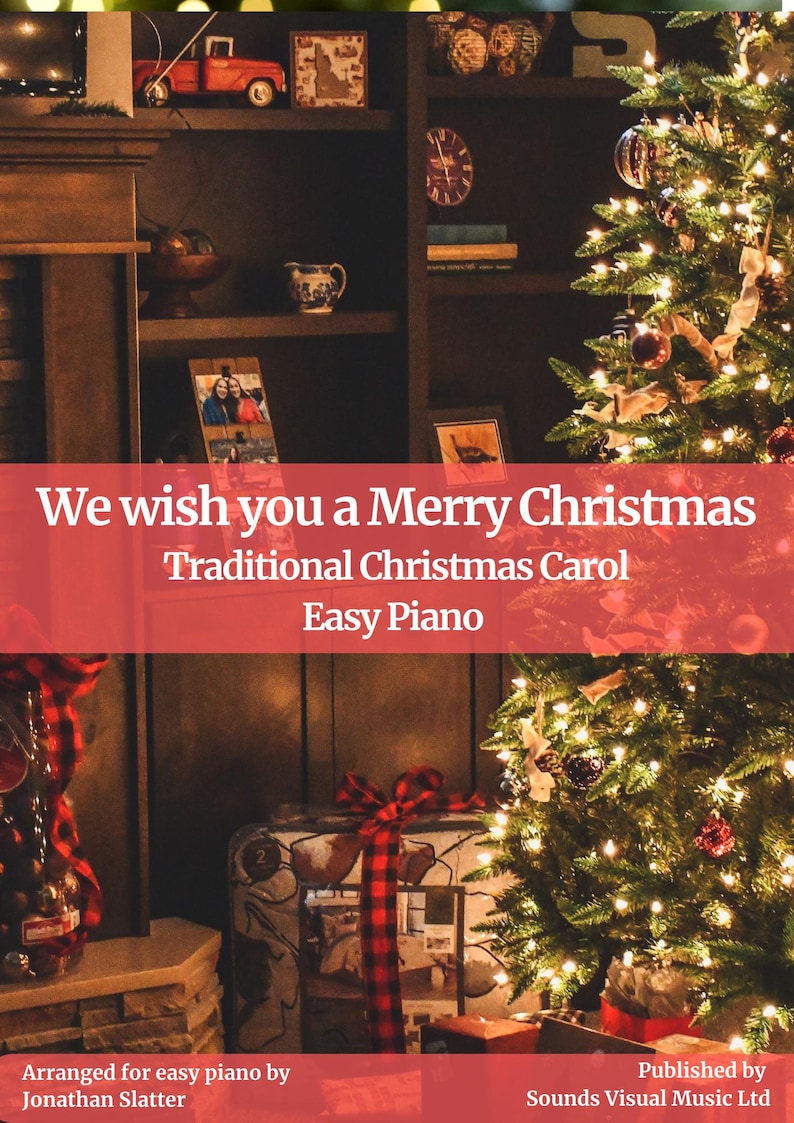 We Wish You A Merry Christmas! Easy Piano Sheet Music for Beginners ...