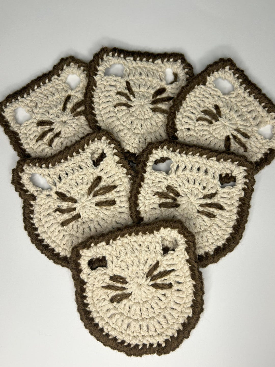 Crochet Cat Coaster: Handmade Cat Lover Gift - Etsy