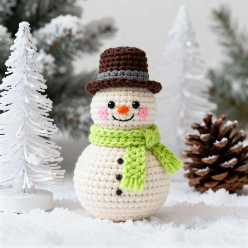 Crochet Snowman Amigurumi Pattern | Easy Christmas Gift Crochet ...