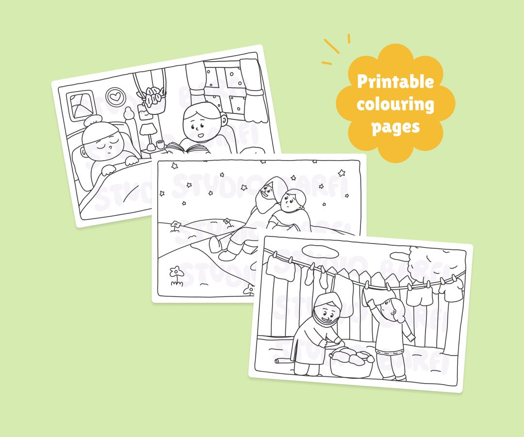 Digital Download | Punjabi Inspired Colouring Pages | Desi Colouring ...