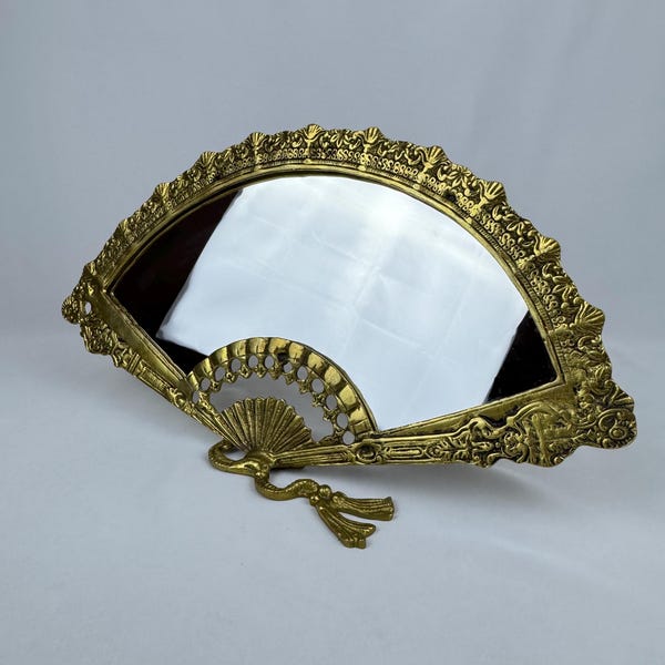 Fan Shaped Mirror - Etsy UK
