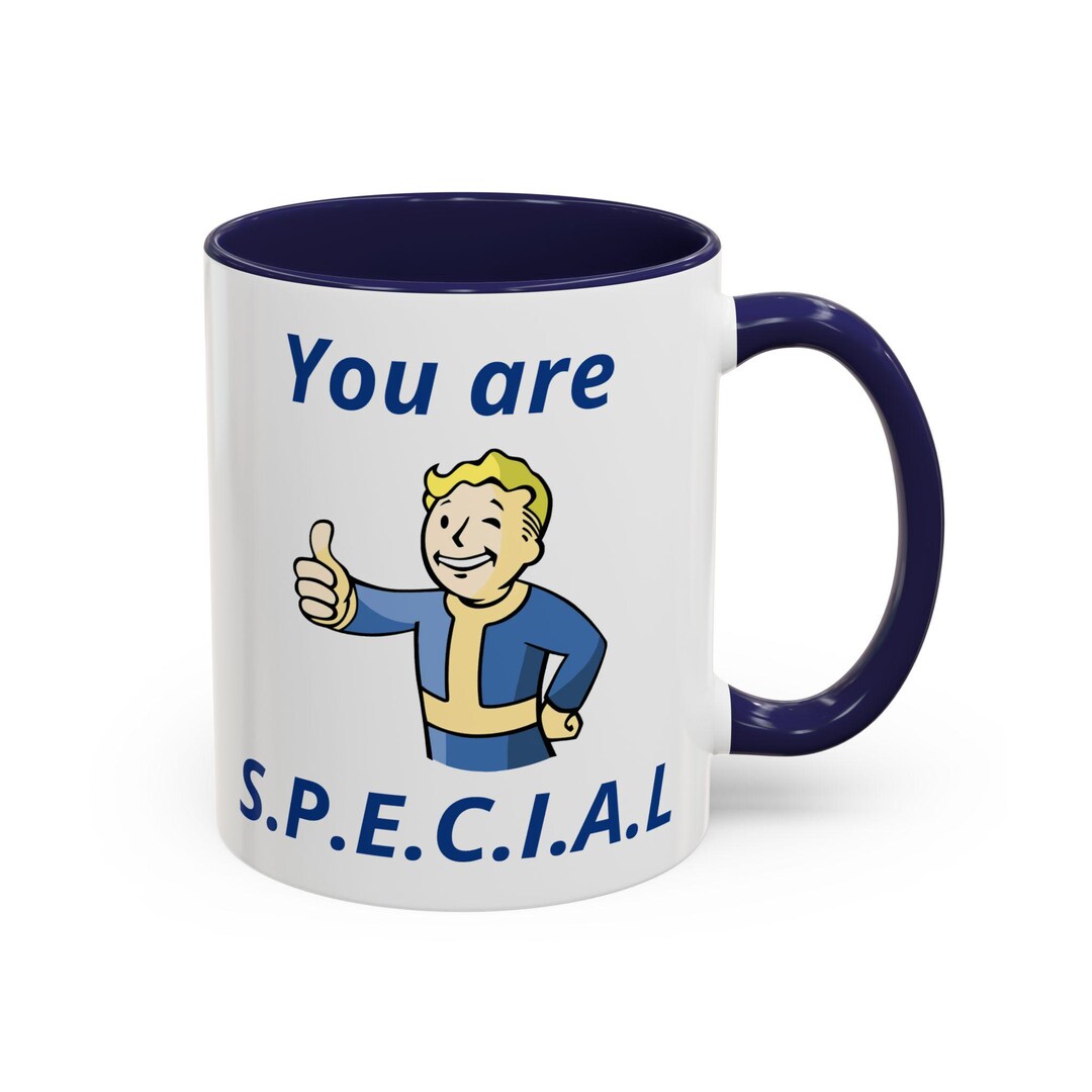 Fallout Coffee Mug you Are S.P.E.C.I.A.L Vault Boy vault-tec Thumbs up ...