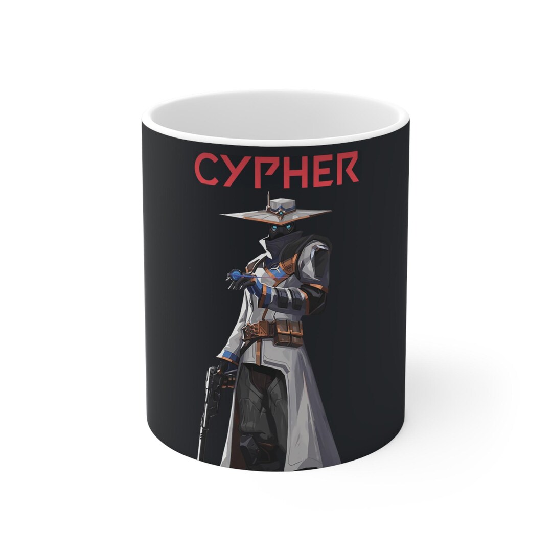 Cypher Valorant Gaming Mug, Ceramic Cup, Gamer Gift, Coffee Mug, Tea ...