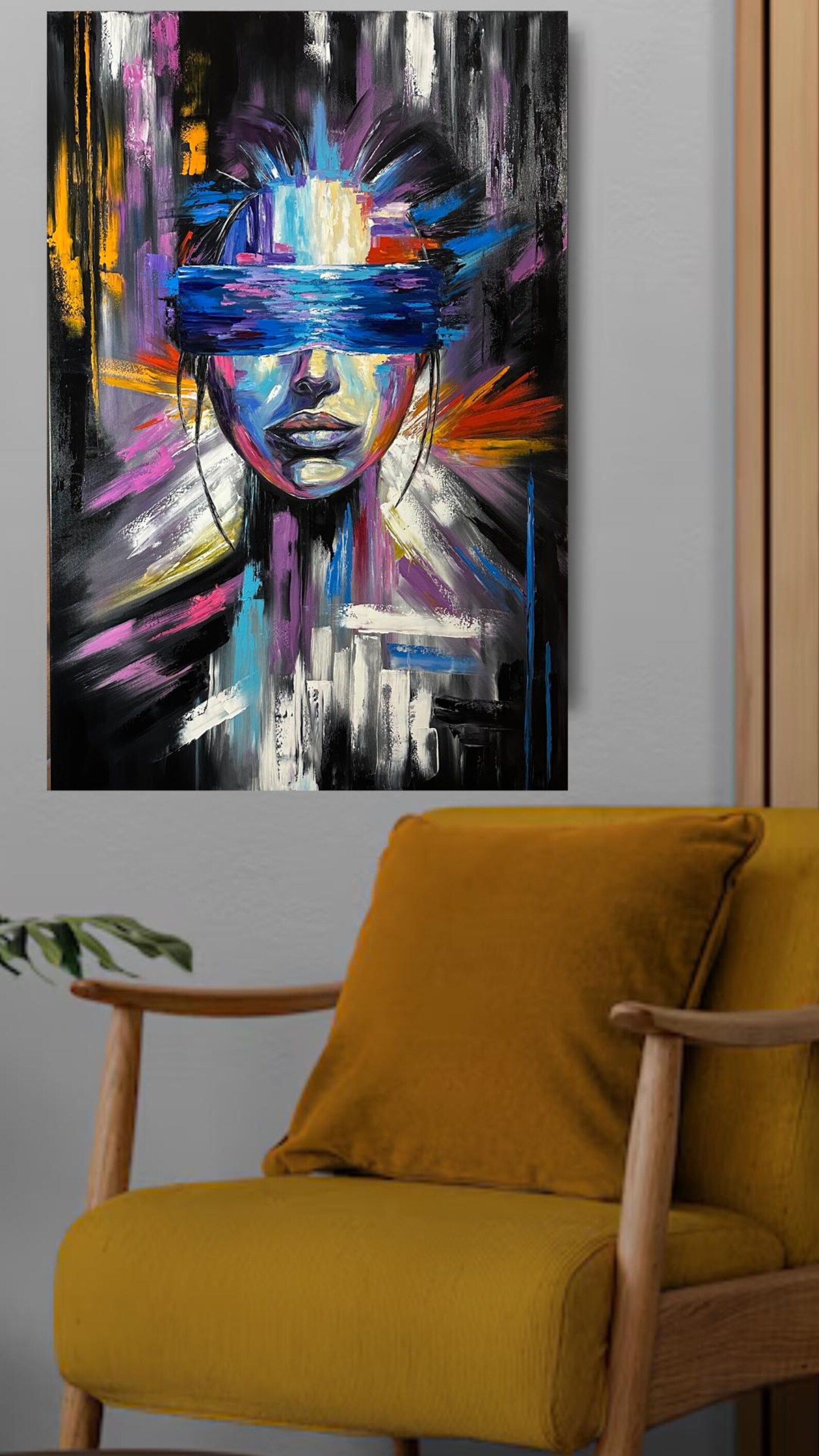 Oil Painting “don’t Be Afraid”.original Artwork. Painting as a Gift ...
