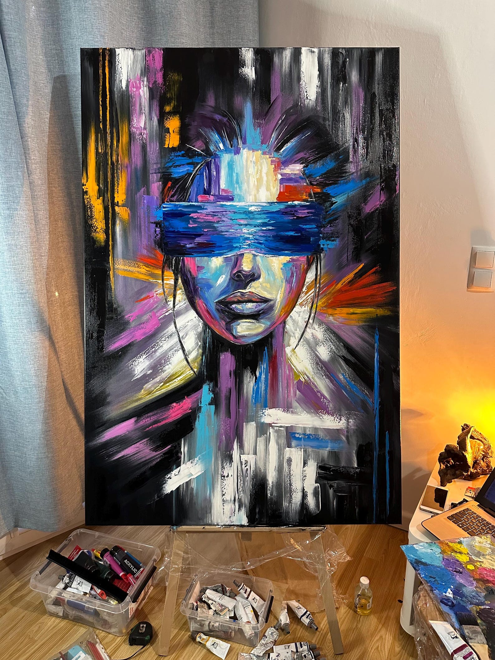 Oil Painting “don’t Be Afraid”.original Artwork. Painting as a Gift ...