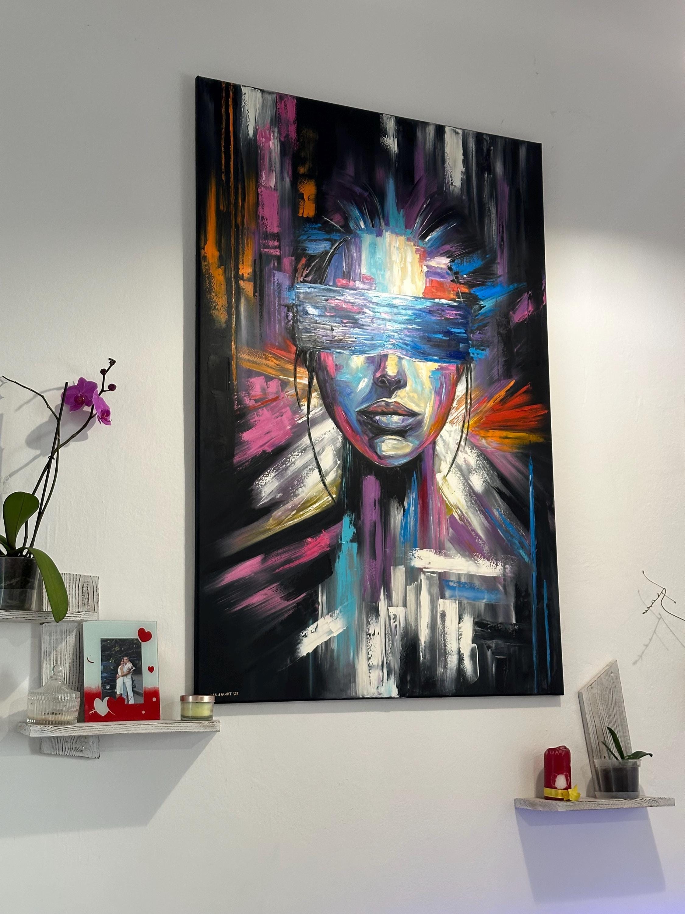 Oil Painting “don’t Be Afraid”.original Artwork. Painting as a Gift ...