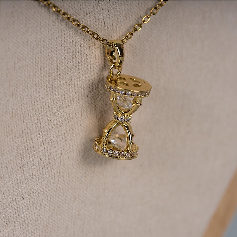 Hourglass Necklace - Etsy