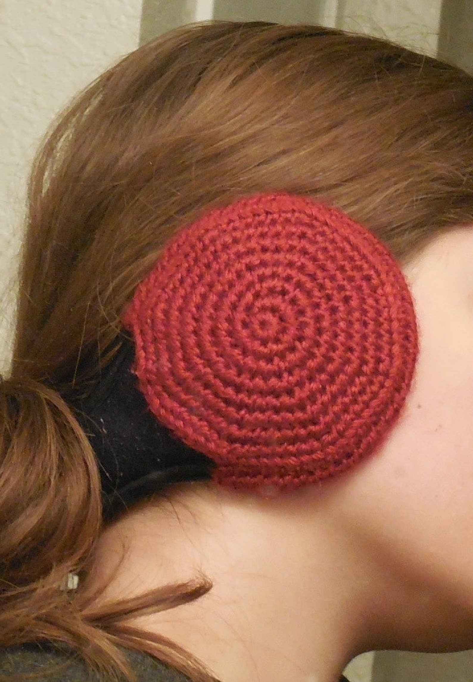 PDF Knit Pattern: Ear Muff Covers (180 Degree Wrap Around Style ...