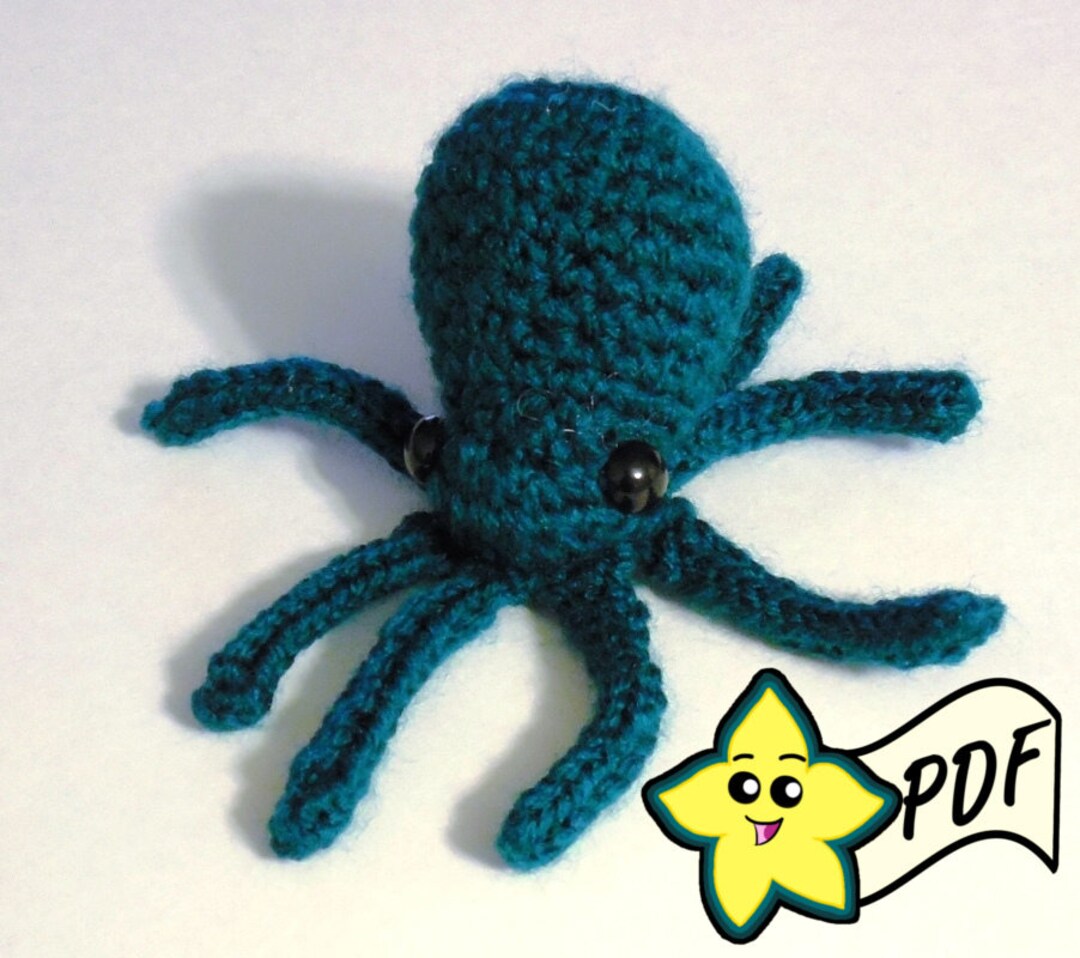 Crochet Amigurumi Octopus Pattern: Miniature Animal (PDF Pattern) - Etsy