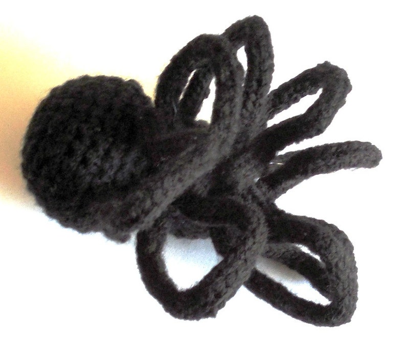 PDF Crochet Amigurumi Animal Pattern: Black Widow Spider and Black ...
