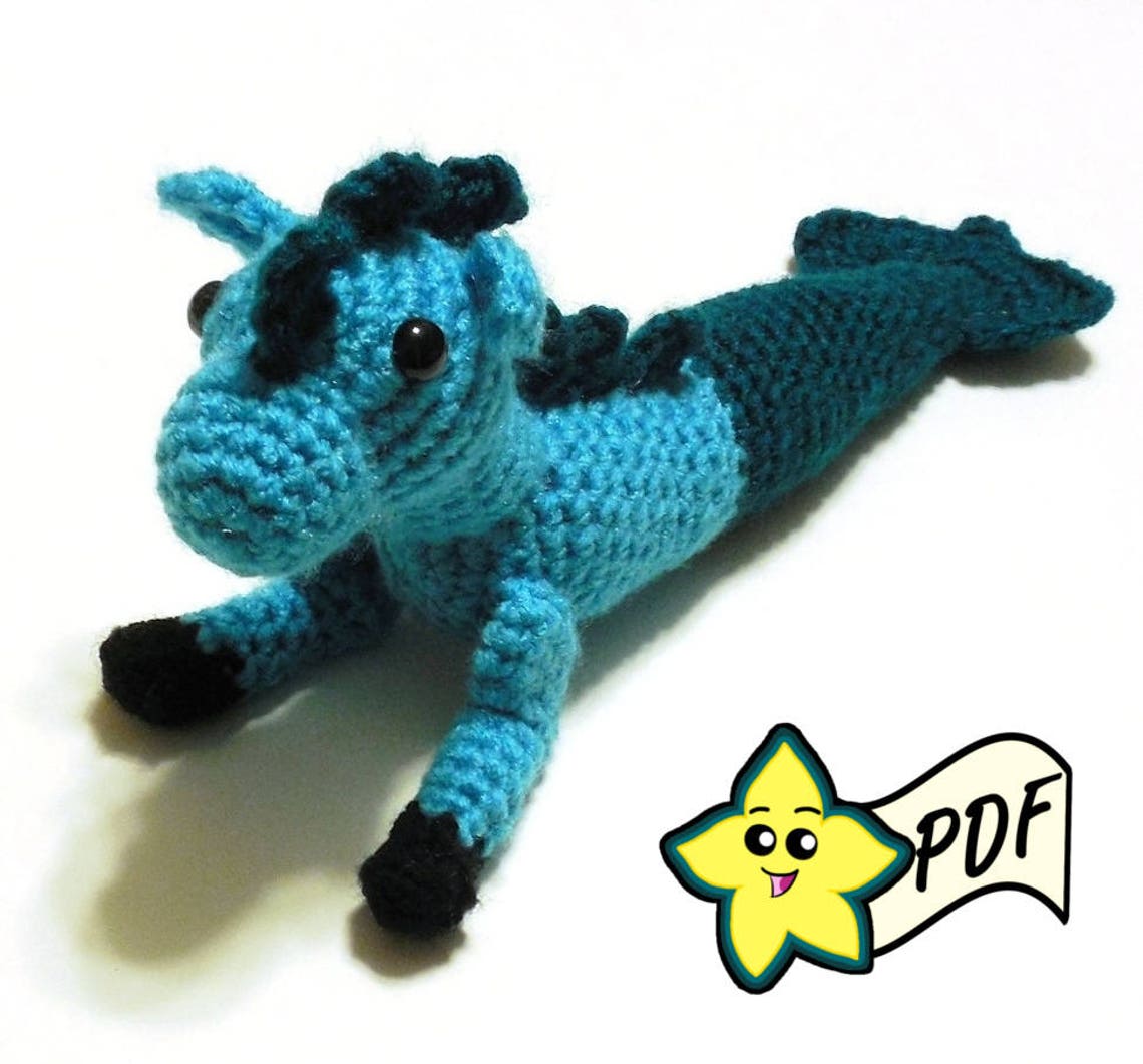 PDF Crochet Amigurumi Animal Pattern: Hippocampus PATTERN - Etsy Australia