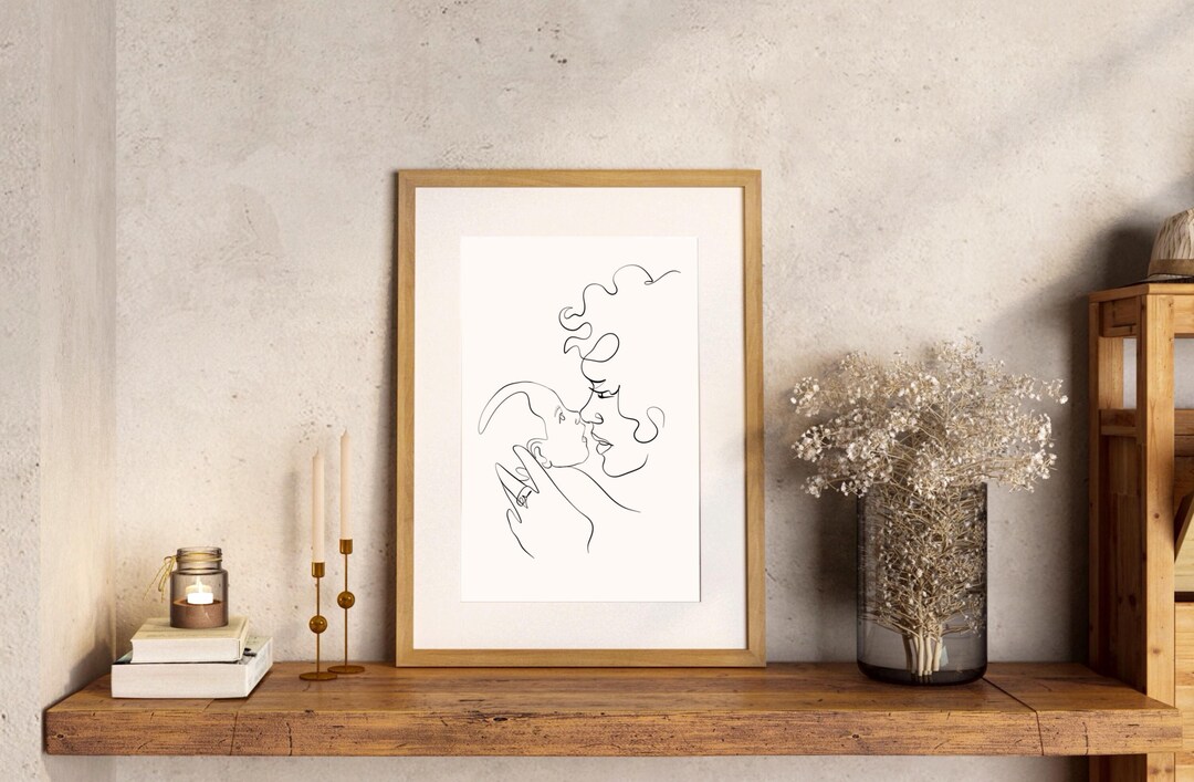 Personalized One Line Drawings, Drawing From Photo, Personalized One ...