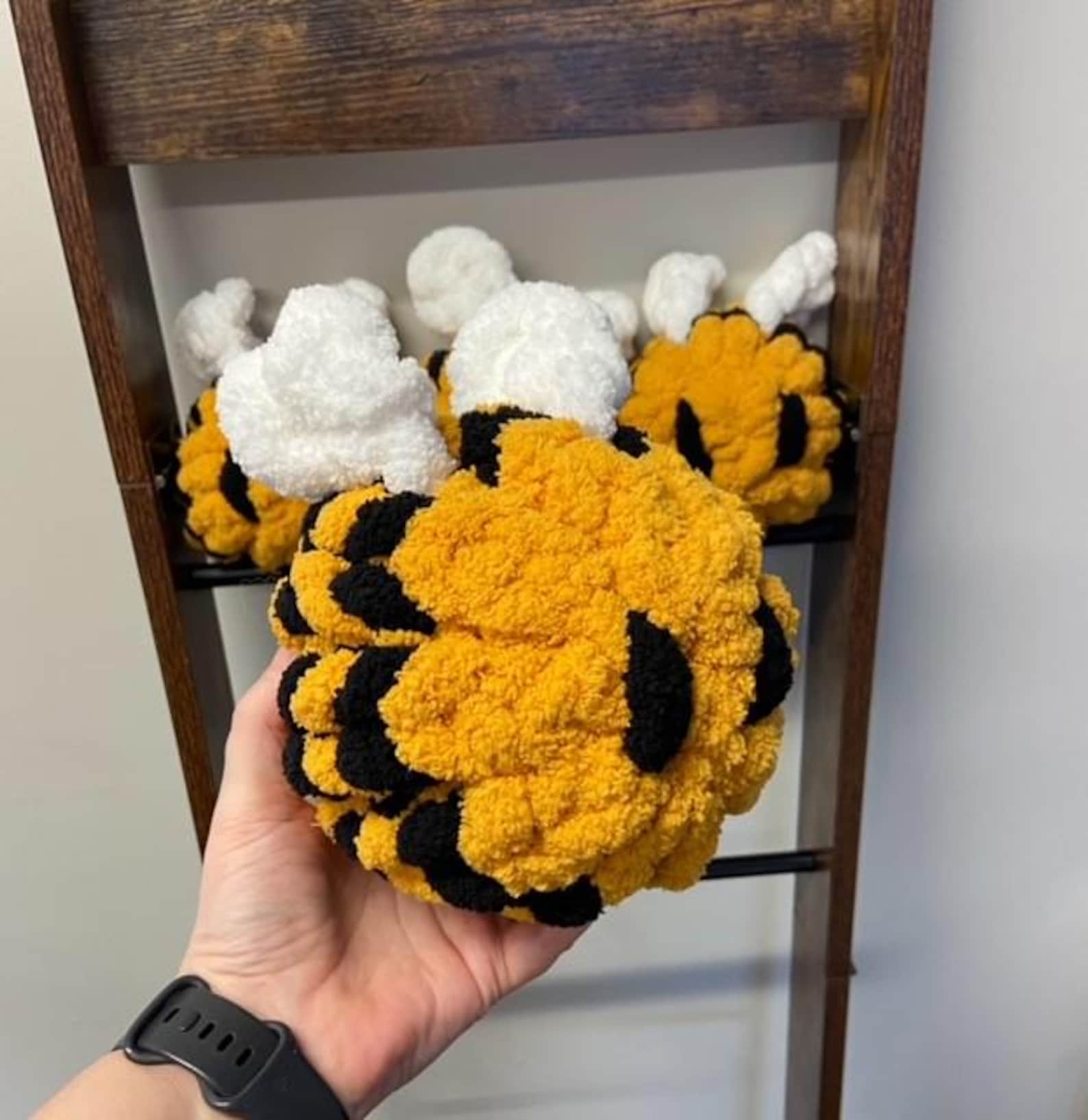 Chunky Knit Baby Bee, Hand Knit, Stuffed Animal - Etsy