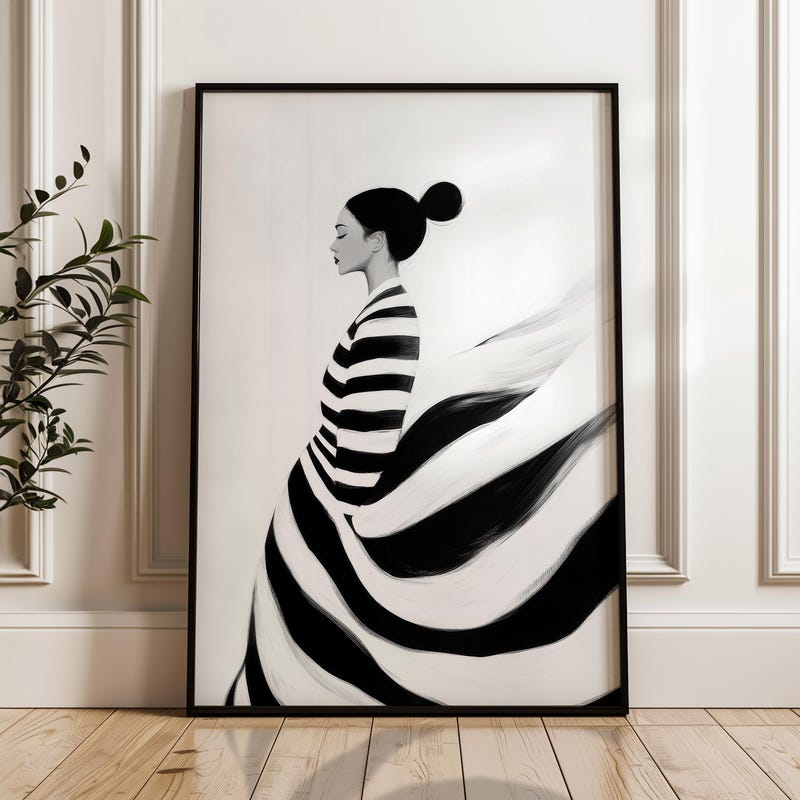 White Stripes Poster - Etsy