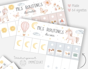Routine enfant Matin et Soir - Etsy France